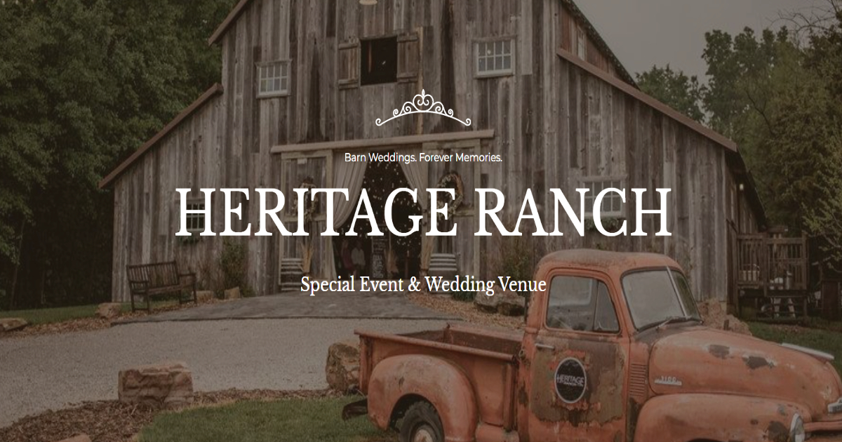 Heritage Ranch | Event & Wedding Barn in Sedalia, MO